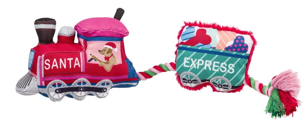 House Of Paws Christmas Santa Express Train Dog Toy | PetCounter