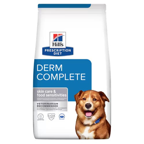 Hills Derm Complete Dry Dog Food | PetCounter