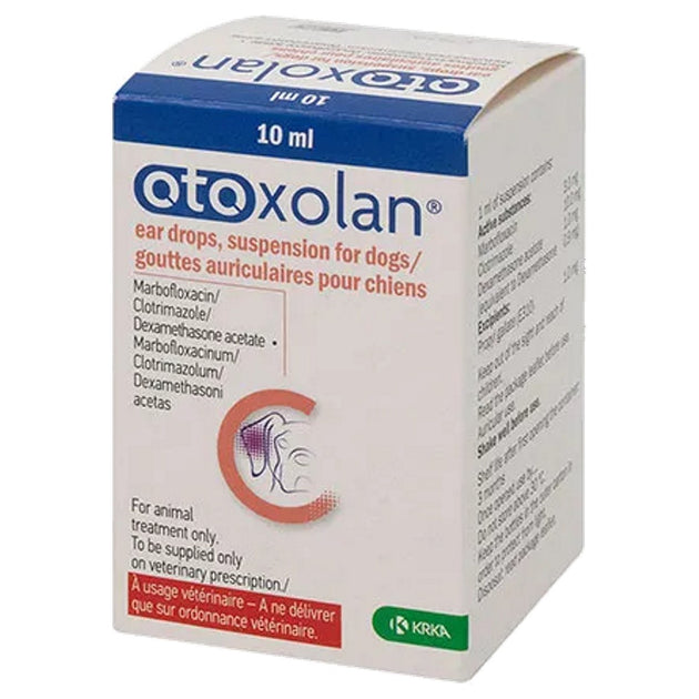 Otoxolan Ear Drops for Dogs 10ml | PetCounter