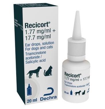 Recicort Ear Drops 20ml | PetCounter